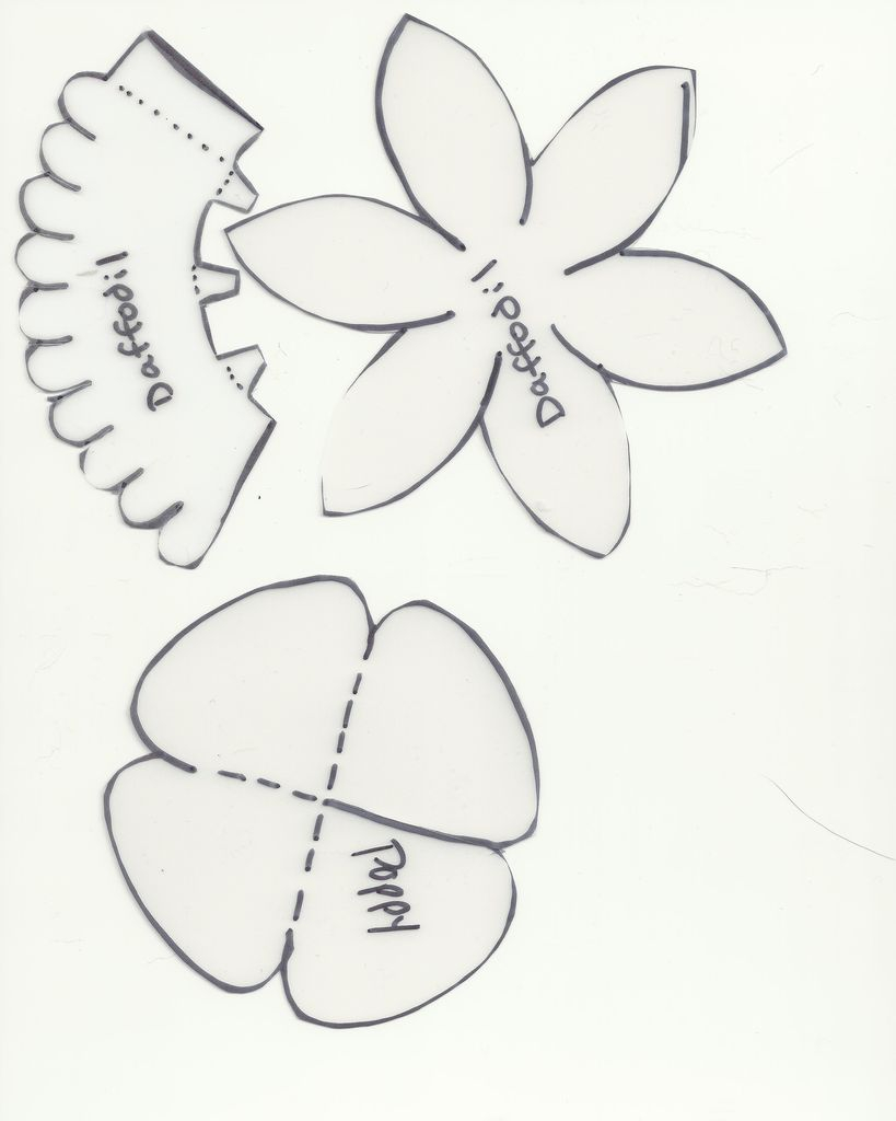 Paper Craft Patterns Papercraft Flowers Easy 9 Steps With Pictures ...