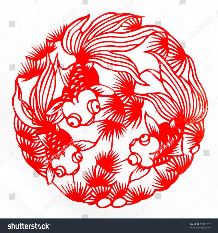 Paper Cutting Crafts Picture Chinese Paper Cutting One Traditional ...